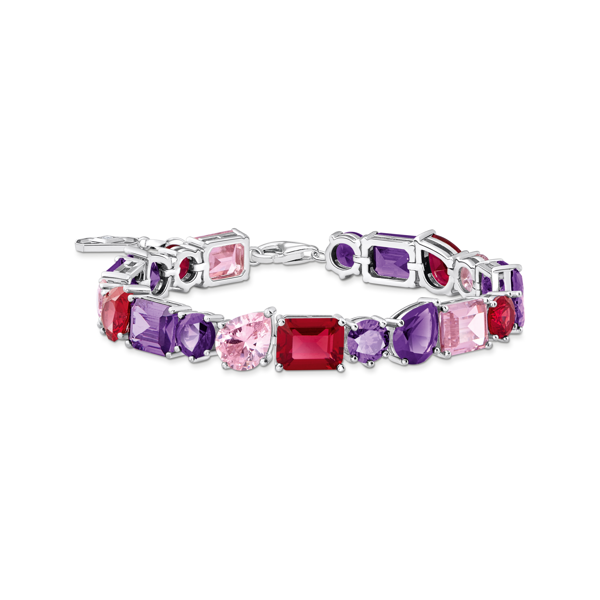 Buy Heritage Glam tennis bracelet with colourful stones by Thomas Sabo ...