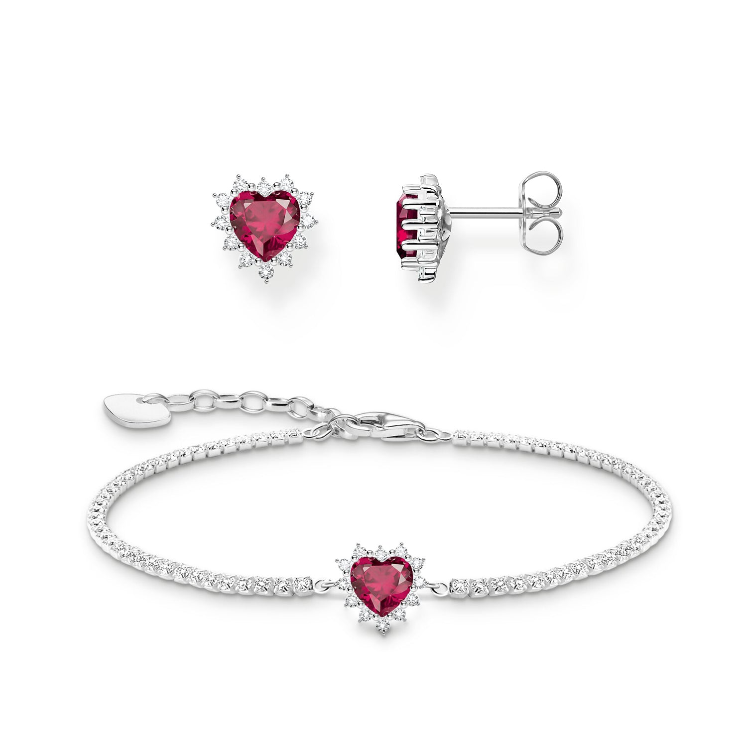 Buy Red Romance Heart Set by THOMAS SABO Australia online - THOMAS SABO ...