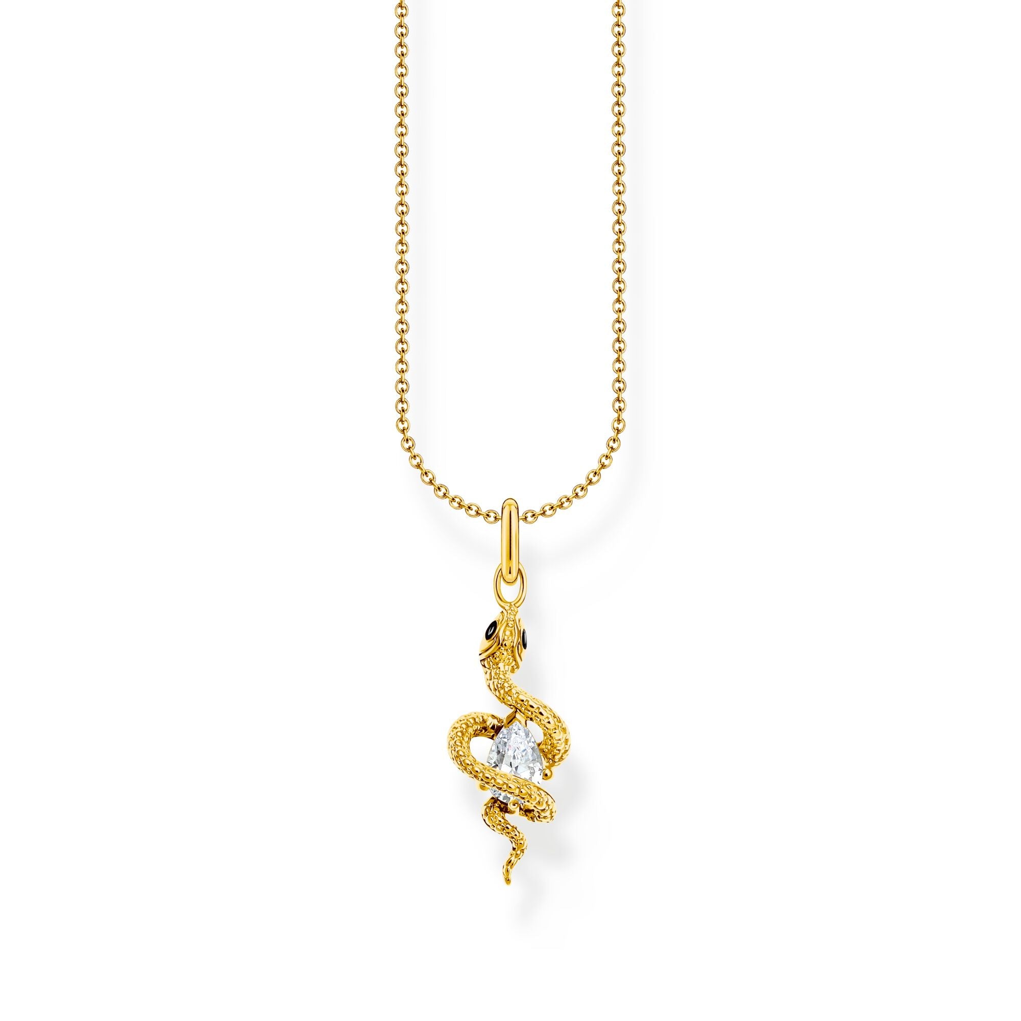 Buy Romance Necklace with snake pendant by Thomas Sabo online - THOMAS ...