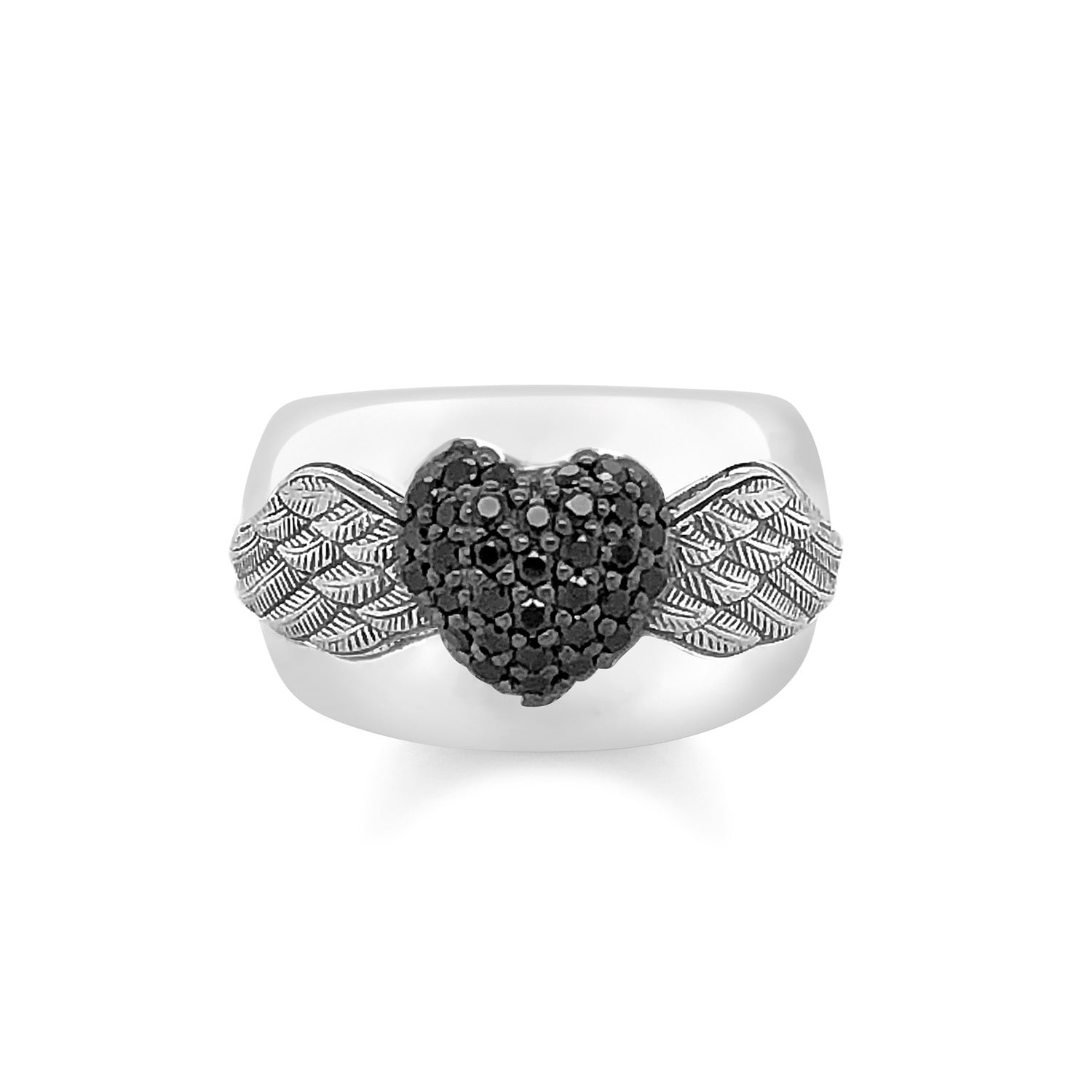 Buy Ring Winged Heart Black by Thomas Sabo online - THOMAS SABO Australia